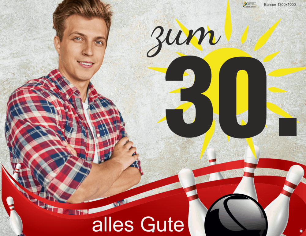 Schild Aufstellen Geburtstag Tradition